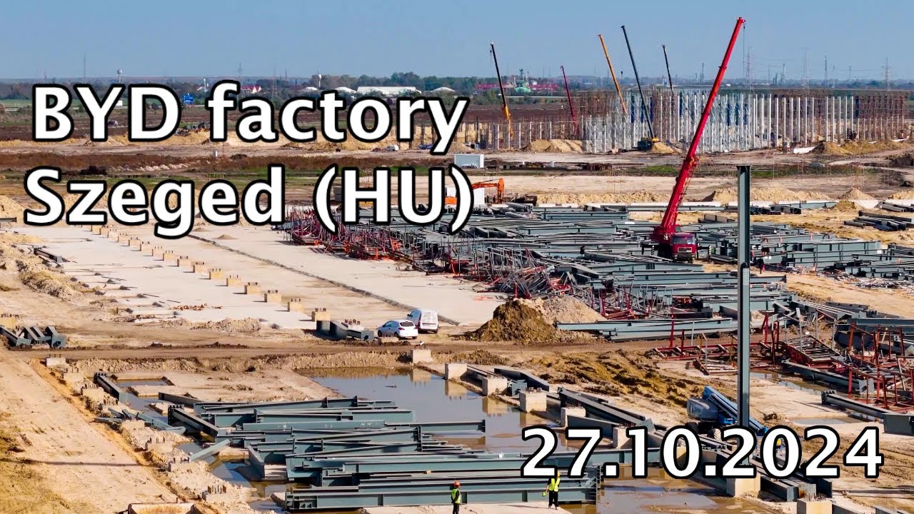 Már most látni, hogy mekkora lesz a BYD gyára Szegeden - e-cars.hu